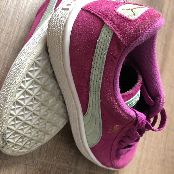 Puma | Shoes | Big Kids Pink Puma Suede | Poshmark
